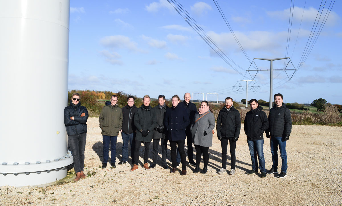 Company trip to the UK - Day 2: T-Pylon - Krabbenhøft & Ingolfsson